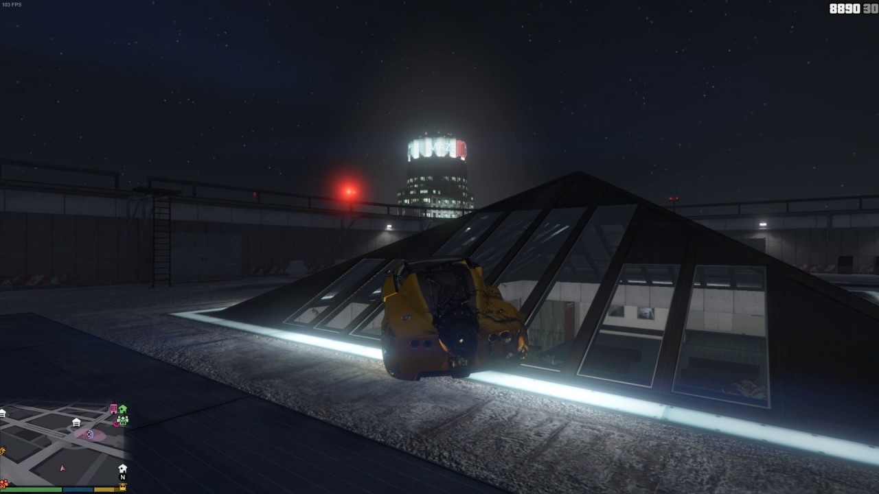 Maze bank tower in 2 rocket jumps - YouTube