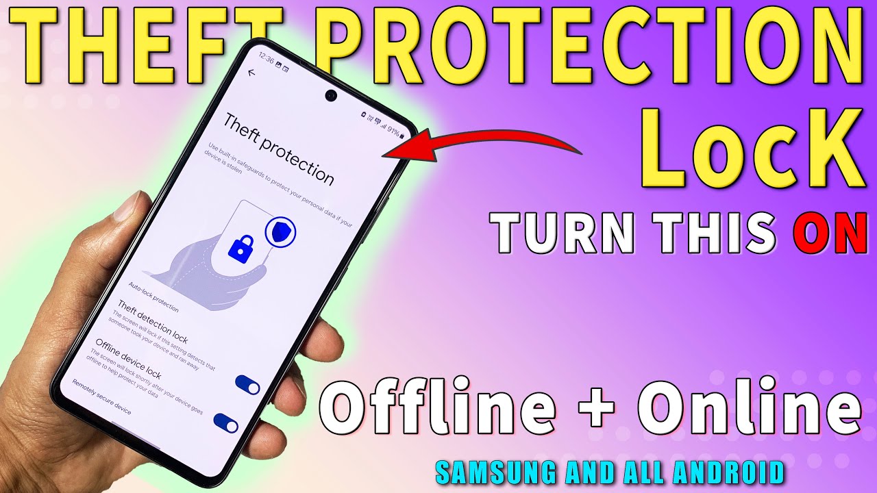 Theft Protection in Samsung Mobile | How to enable | Never Loose Your ...