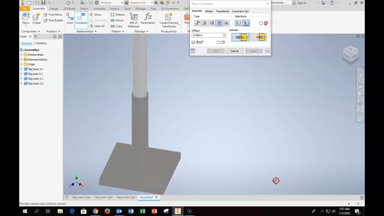 flag pole assembly - YouTube