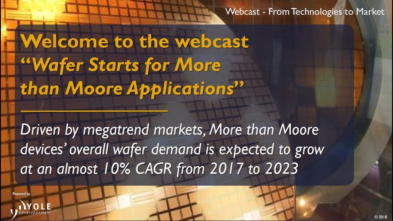 Wafer Starts for More than Moore Applications - Webcast - YouTube