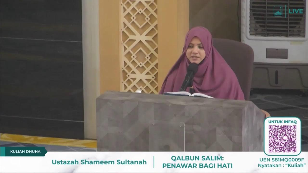 Kuliah Ustazah Shameem Sultanah - 29 Januari 2024 - YouTube