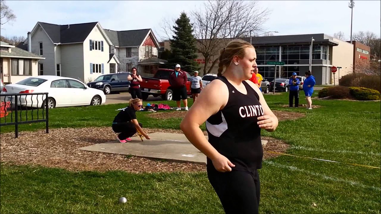 Erika Hammond Shot Put - YouTube