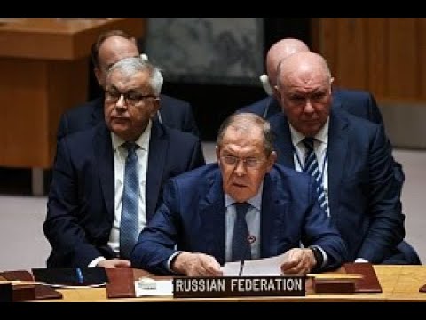 Russian Foreign Minister Sergey Lavrov Addresses the UN on Sept 22 ...