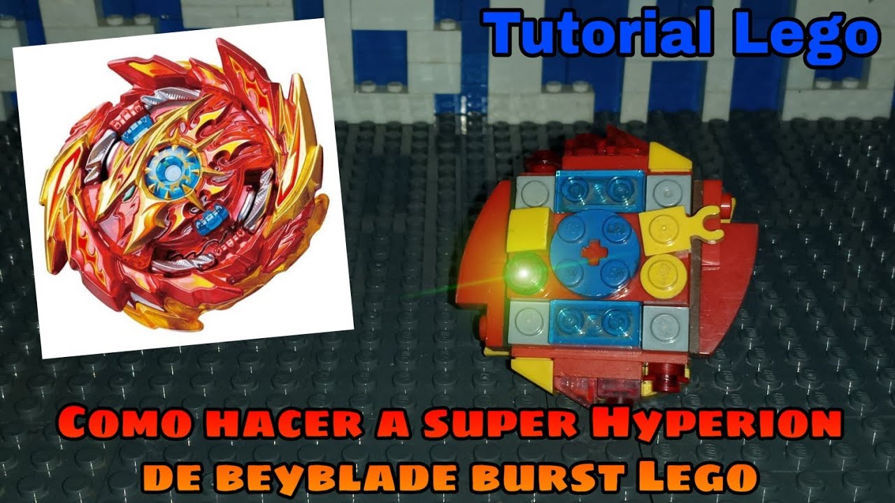 Como hacer a Super Hyperion de Beyblade Burst Sparking Lego #Beyblade ...