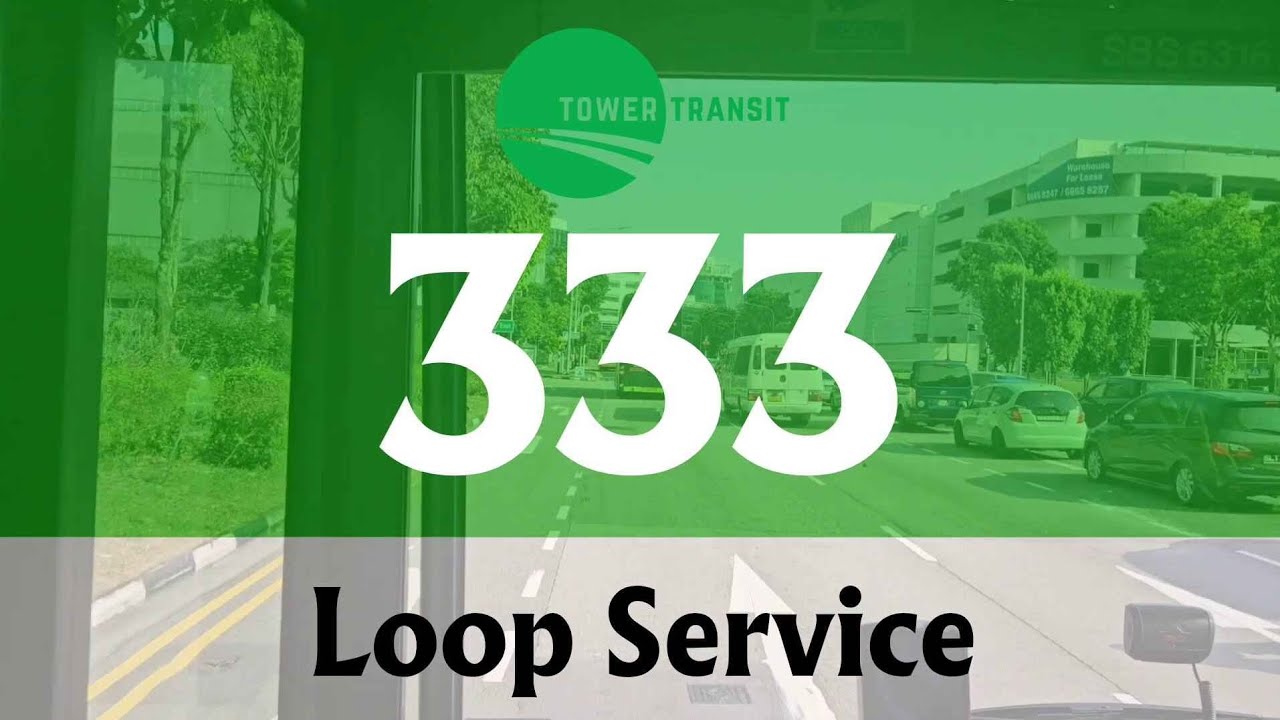 Singapore Bus Route Visuals: Tower Transit Feeder Service 333 - YouTube