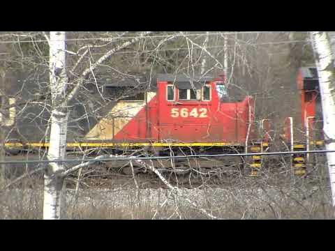 CN 3185 S763 at West Ladysmith on 11-17-21 - YouTube