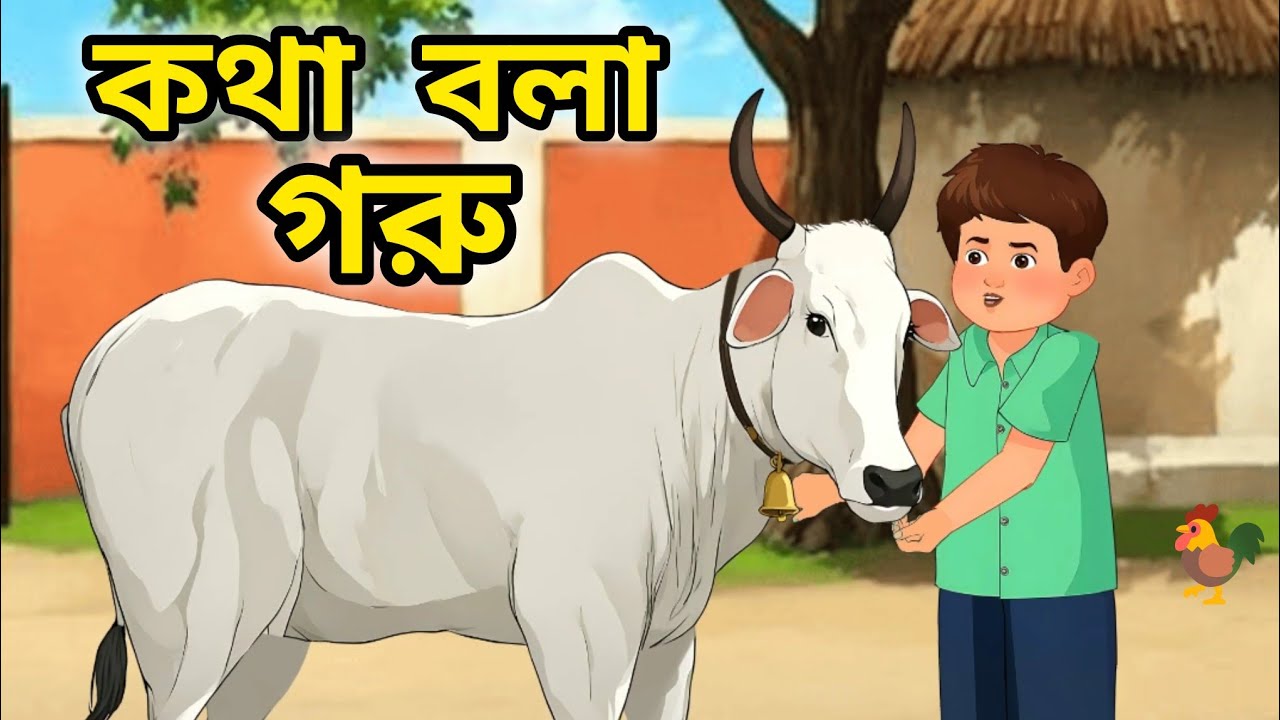 কথা বলা গরু🐄🐮| Bangali Cartoon Video | Mun Heart's 🩷 | Bangla Golpo ...