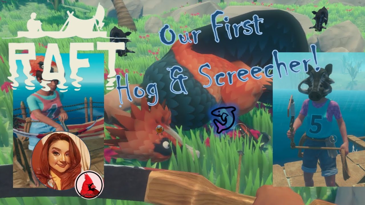 Raft | S1 E8 | Our First Hog & Screech! 🦈 - YouTube