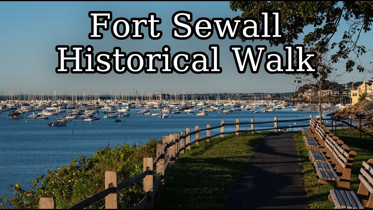 [4K] Historical Sunrise Walk on Fort Sewall Marblehead Massachusetts ...