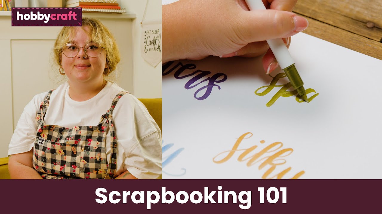 Scrapbooking 101 | Get Started in Scrapbooking | Hobbycraft - YouTube