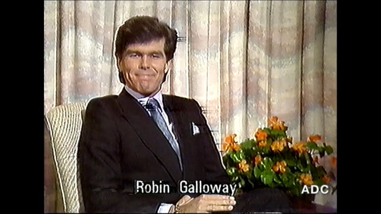 Grampian TV weather, adverts & link in vision announcer Robin Galloway ...