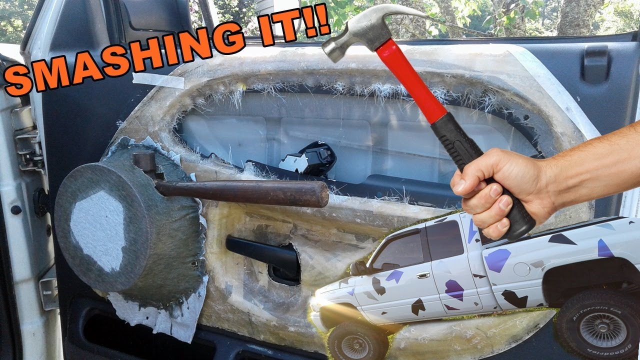 SMASHING UP THE DOOR PANEL - COLOSSUS - YouTube