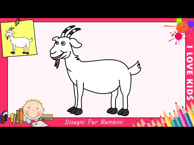 Disegno Di Capra Per Bambini