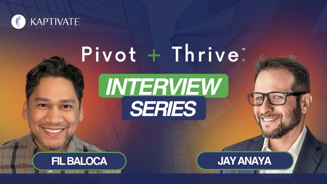 Jay Anaya Pivot and Thrive Campaign Interview - YouTube