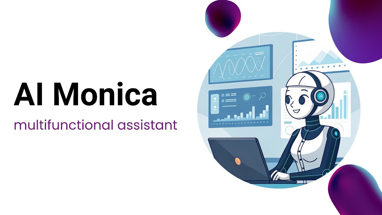 Multifunctional AI assistant Monica. Overview of functions - YouTube