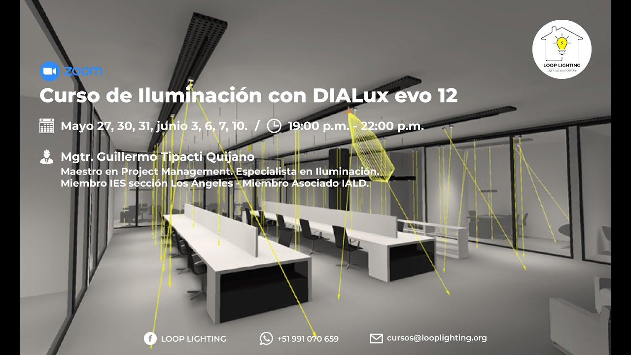 Curso de Iluminación con DIALux evo 12 💡 - YouTube
