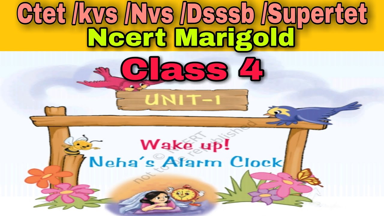 Wake up wake up class 4 chapter 1 ncert english full explanation in ...
