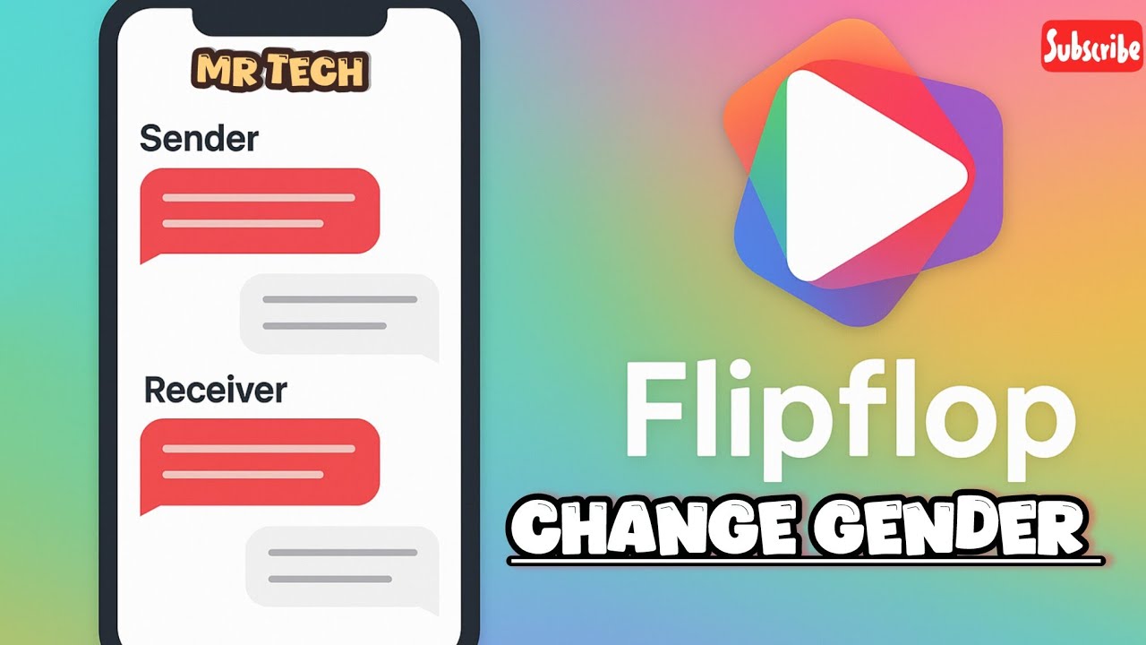 How to Change Gender in Flip Flop Network Application - YouTube