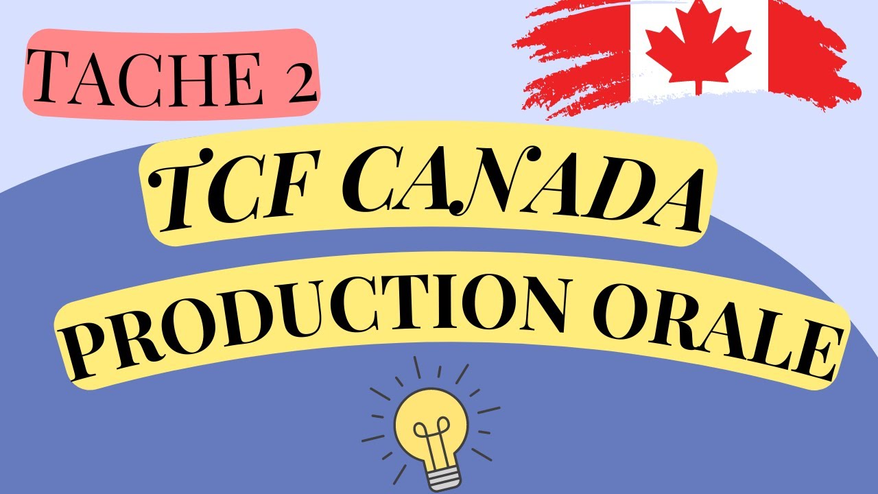TCF canada | expression orale | tache 2 entrainement - YouTube
