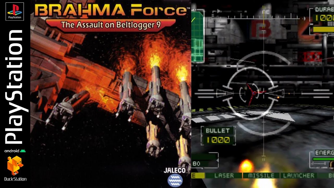 BRAHMA Force: The Assault on Beltlogger 9 PS1 - Gameplay on DuckStation ...