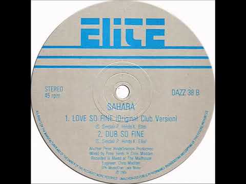 Sahara - Love So Fine (Dub So Fine Mix) (1985)