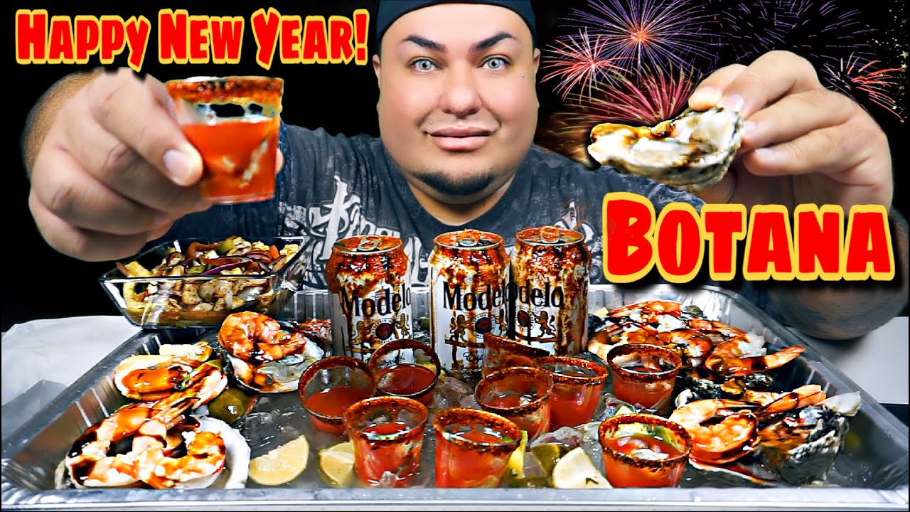BOTANA DE MARISCOS | Cerveza Preparada, Oyster Shots, Raw Scallops ...