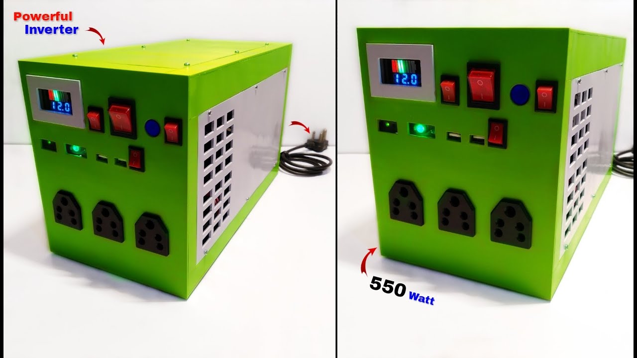How To Make Powerful Inverter At Home || Smart Inverter कैसे बनाए ...