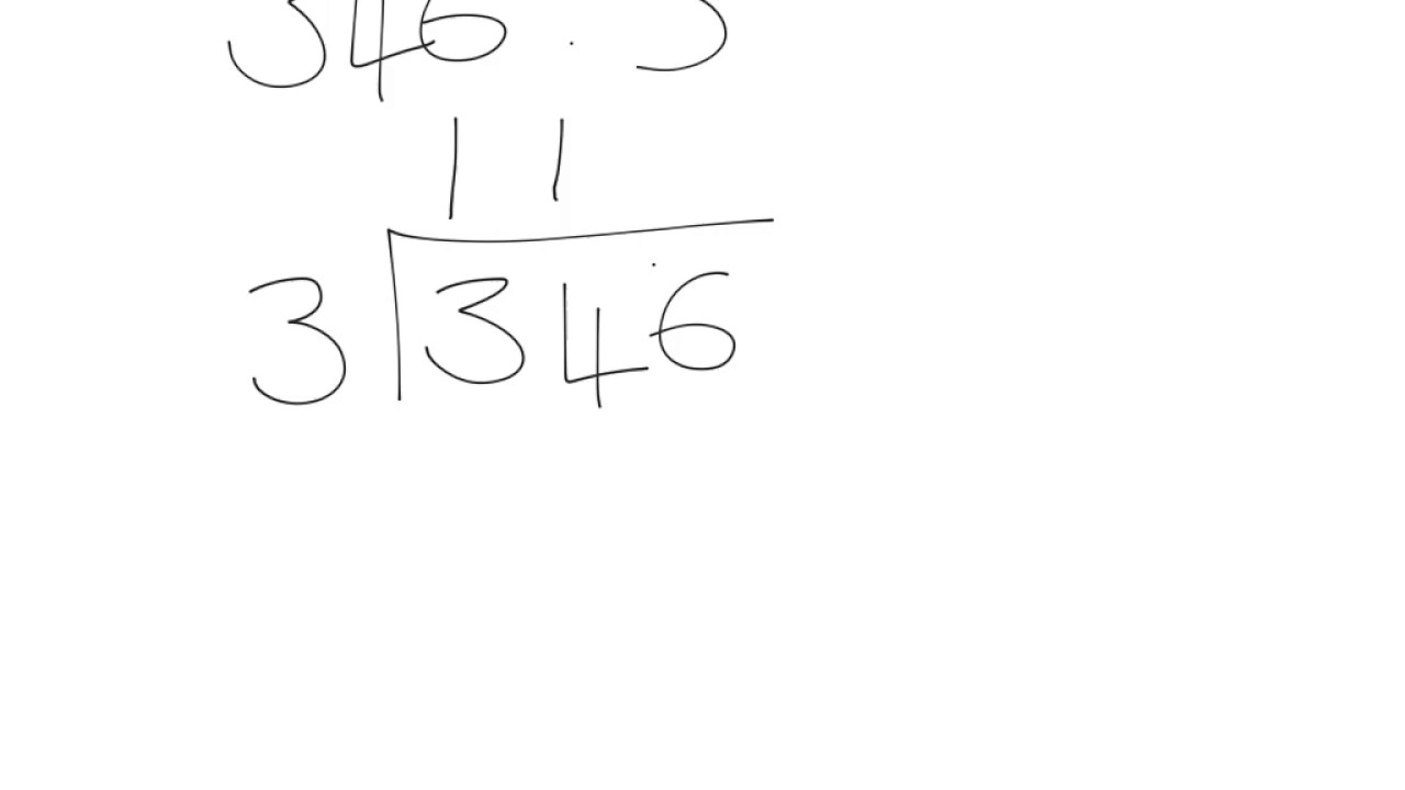 3 Digit Divided By 1 Digit YouTube