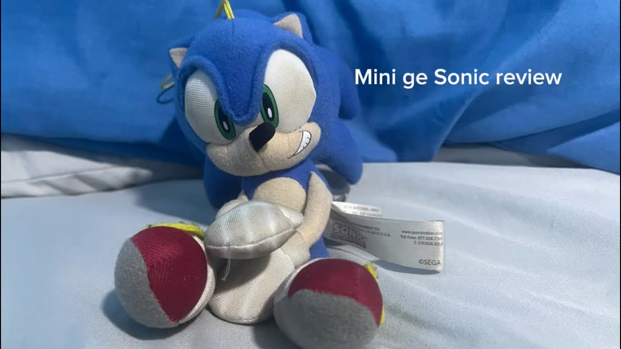 Review mini ge Sonic plush es tan pequeño - YouTube