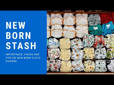 All about newborn cloth diapers | Newborn cloth diapering