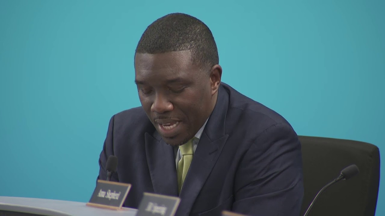 Dr. Shawn Joseph addresses the public and school board - full address ...