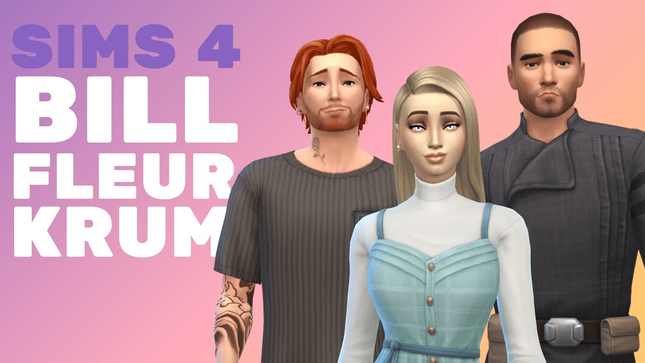 Creating Bill, Fleur and Viktor - Sims 4 Harry Potter Save - YouTube