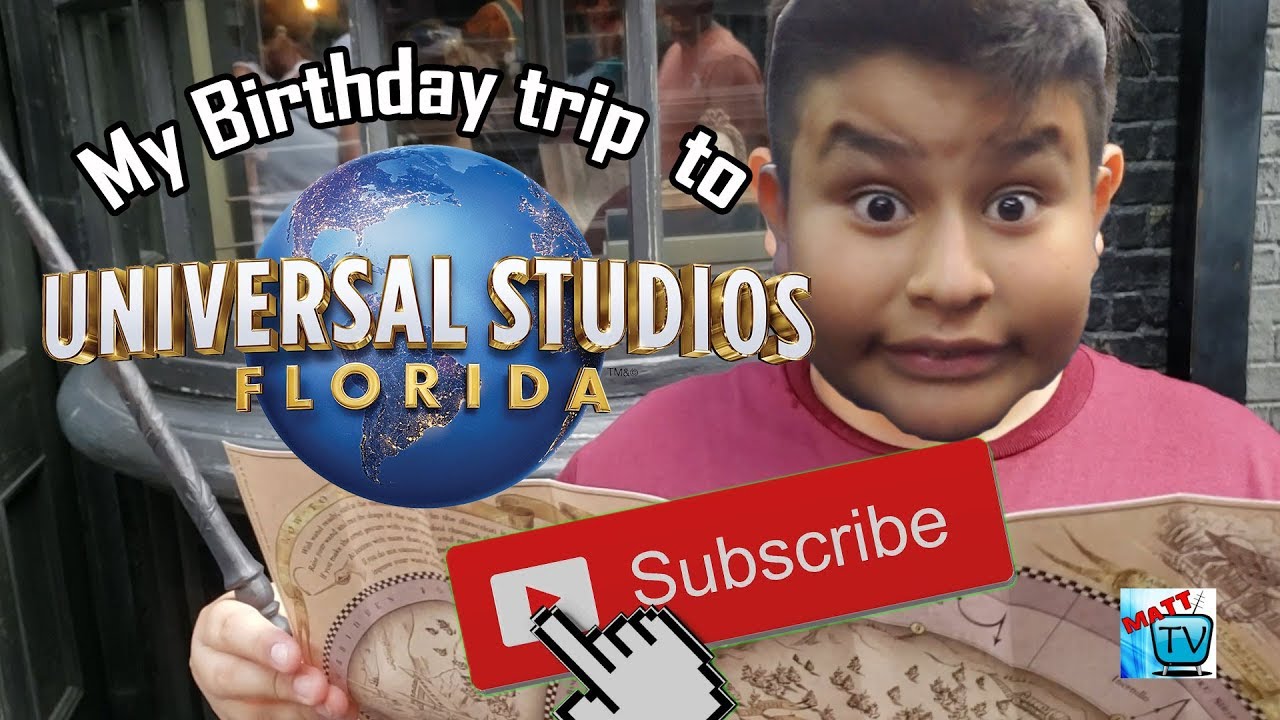 My Birthday Trip to Universal Studios Orlando - YouTube