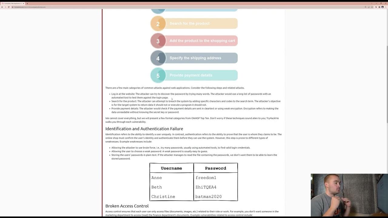 Web Application Security Tryhackme Walkthrough Youtube