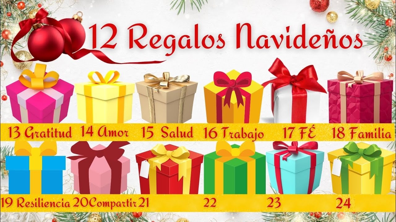 Día 8. 12 Regalos navideños. DAR Y COMPARTIR - YouTube