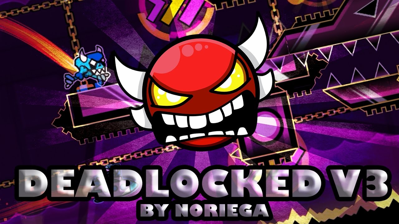 Deadlocked v3 by Noriega [Insane Demon] - Geometry Dash 2.1 - YouTube