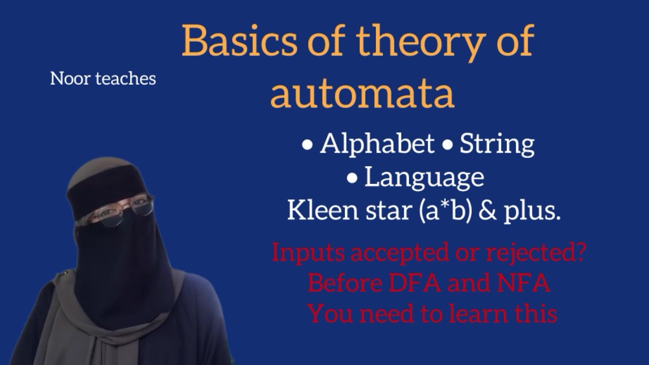 Theory of Automata Basics: Alphabet, String & Language Explained ...