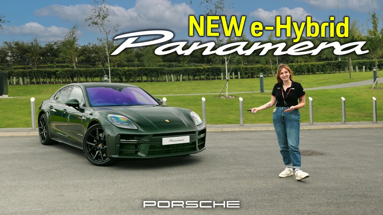 2025 Panamera e-Hybrid- The Porsche with ACTIVE RIDE - YouTube