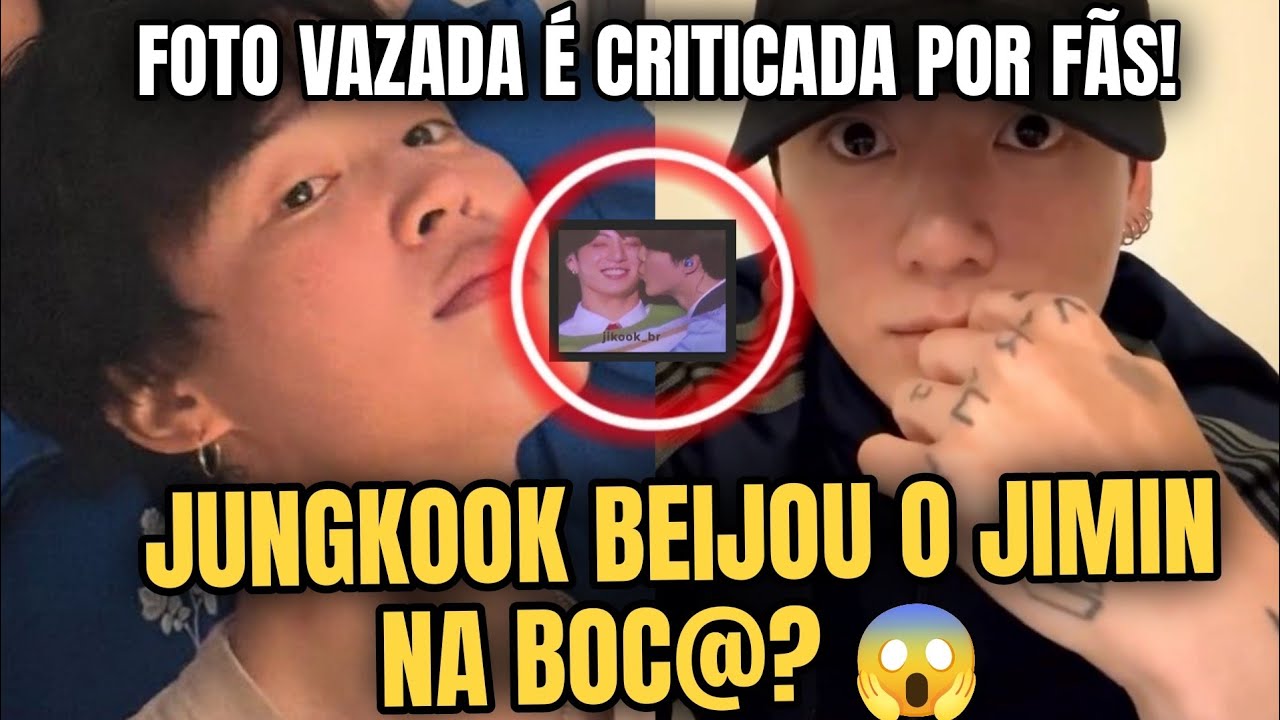 JUNGKOOK BEIJOU O JIMIN NA BOCA!? FOTO VAZADA É MUITO CRITICADA ...
