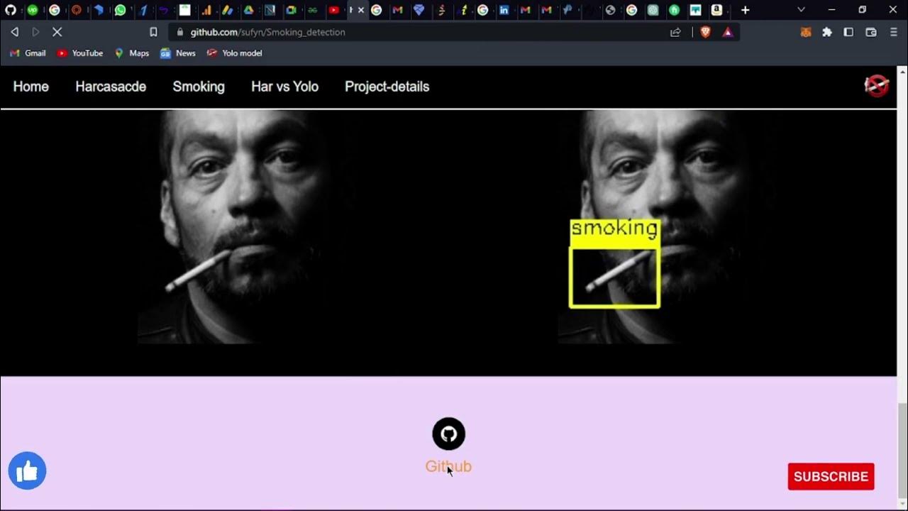 Smoking Detection Using Yolov5 And Open Cv Webdevelopment Neuralnetworks Computervision