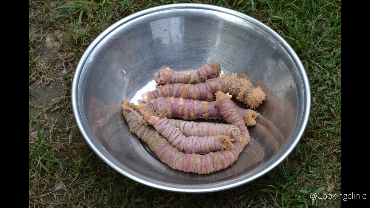 ojri pakane ka tareeka | Tripe recipe | cooking goat intestines ...