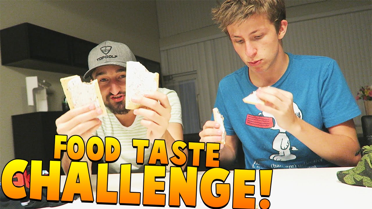 BLINDFOLDED FOOD TASTE CHALLENGE! - YouTube