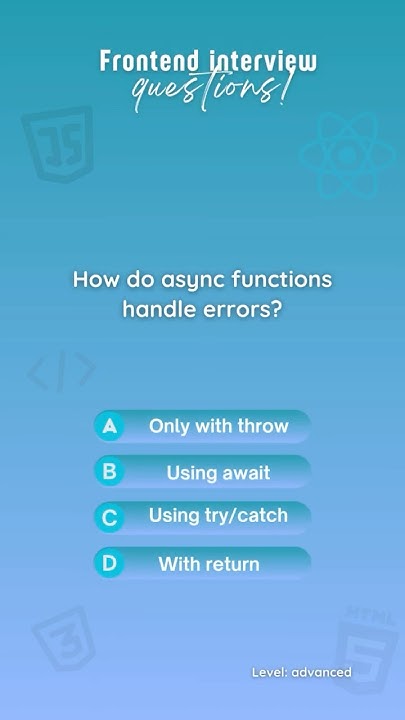 Frontend interview questions: Quiz 15 #javascript #react #interview #developer #coding # ...