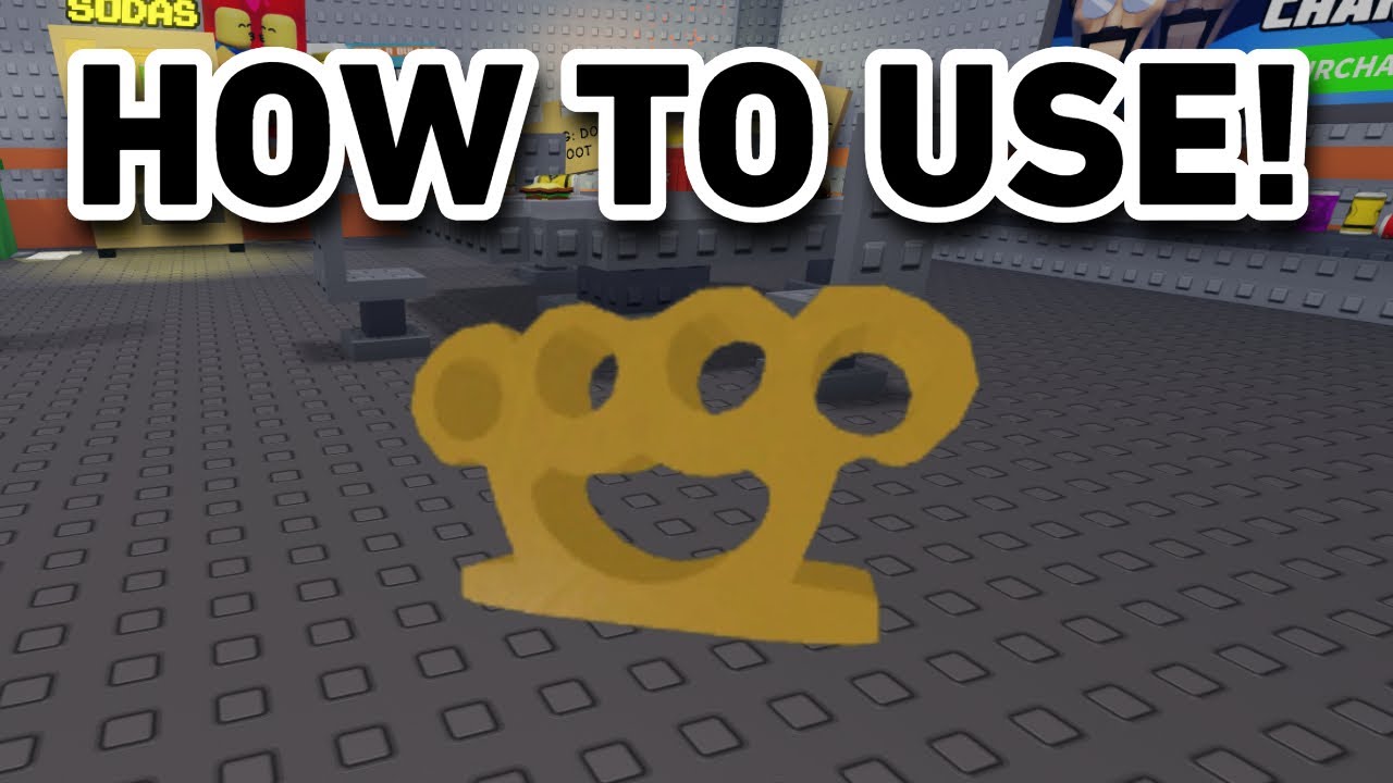 HOW TO USE THE BRASS KNUCKLES IN DENIS DAILY'S NEW ROBLOX GAME! (PRISON ...