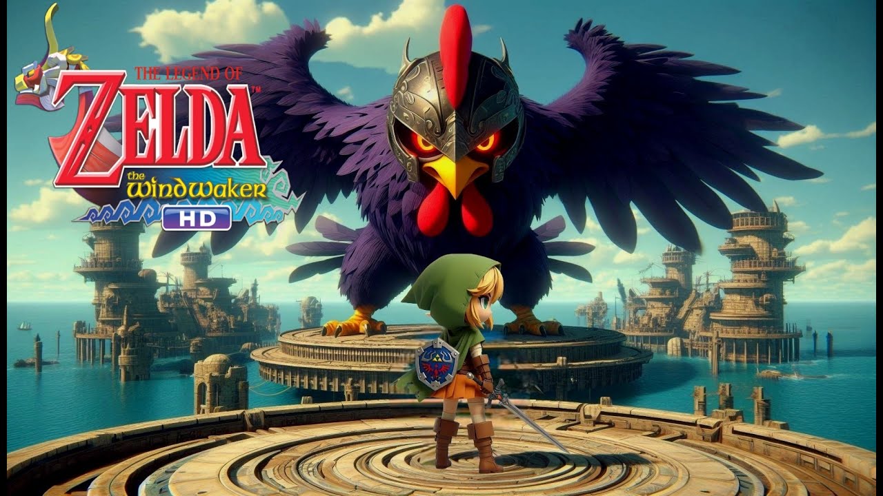 Wind Waker HD Forsaken Fortress - Linkle Mod - YouTube