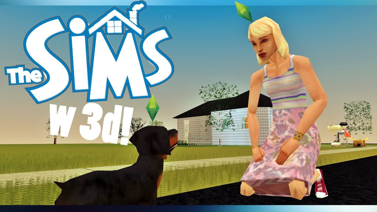 WYPALIŁO MI OCZY?! THE SIMS 1 W 3D | KOSmiczny powrót do przeszłości ...