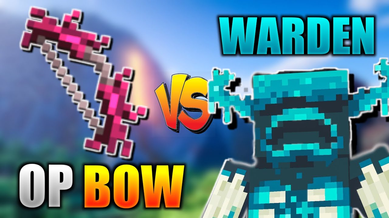 I Killed Warden With A OP Bow In Minecraft । Minecraft - YouTube
