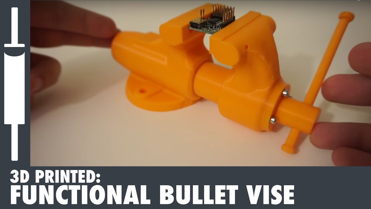 3D Printing a Model of a Functional Vise! Created from the Ox Tools ...