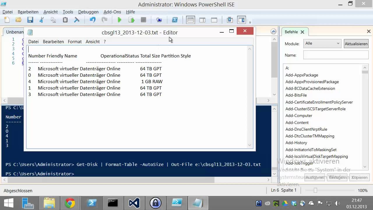 Windows 8.1 Powershell Grundlagen - YouTube