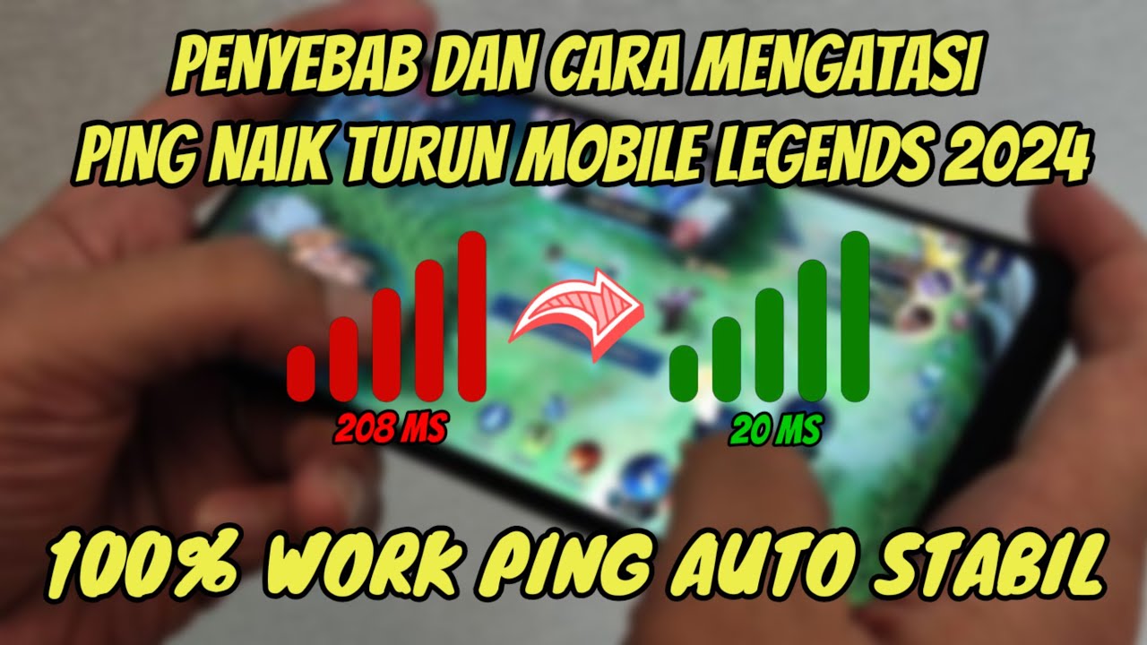 CARA MENGATASI LAG PING JARINGAN MOBILE LEGEND 2024 | CARA MENGATASI ...